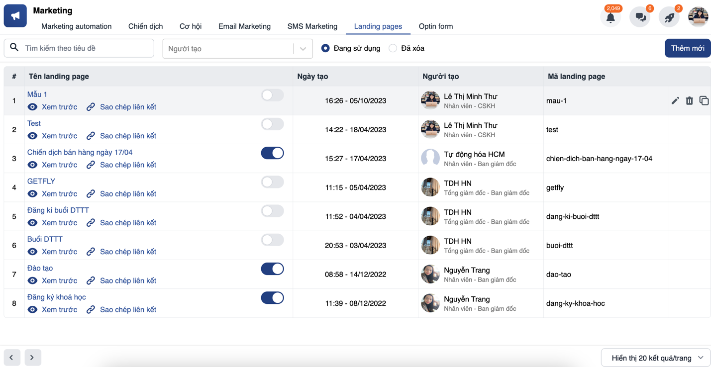 Getfly CRM Phần mềm quản lý và chăm sóc khách hàng